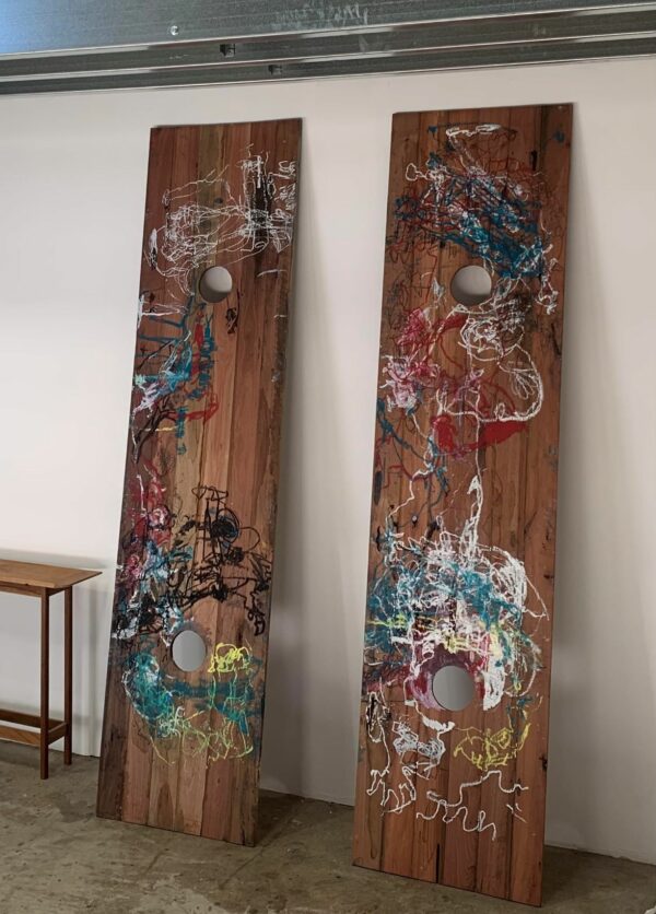 Covid Panel Drawings - drawcontemporary